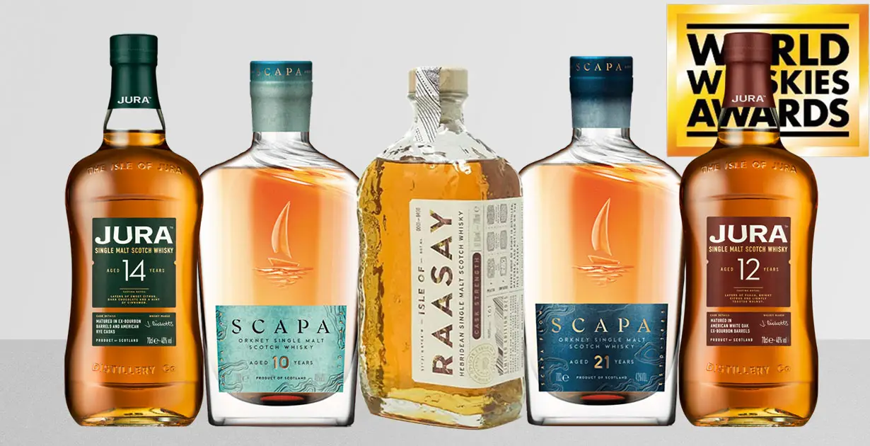 Best Scottish Island Single Malts 2026 - World Whiskies Awards Winners