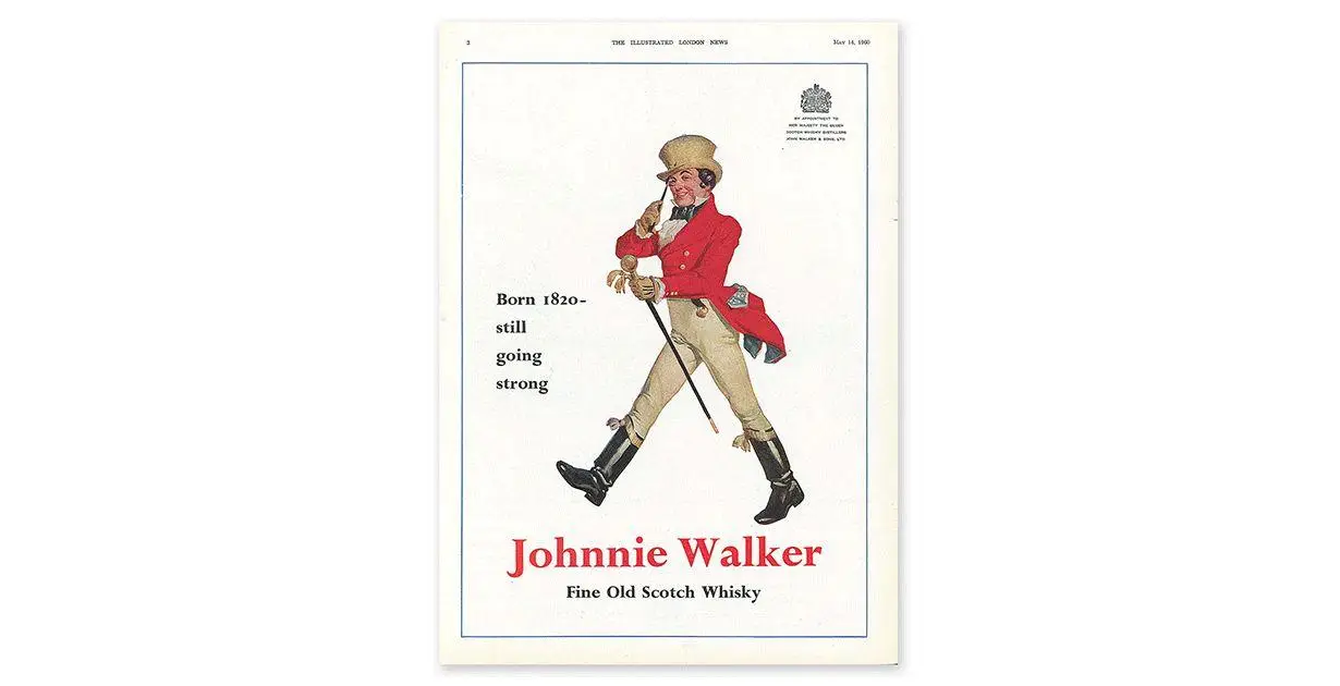 Johnnie Walker Striding Man: The History of A Brand Icon