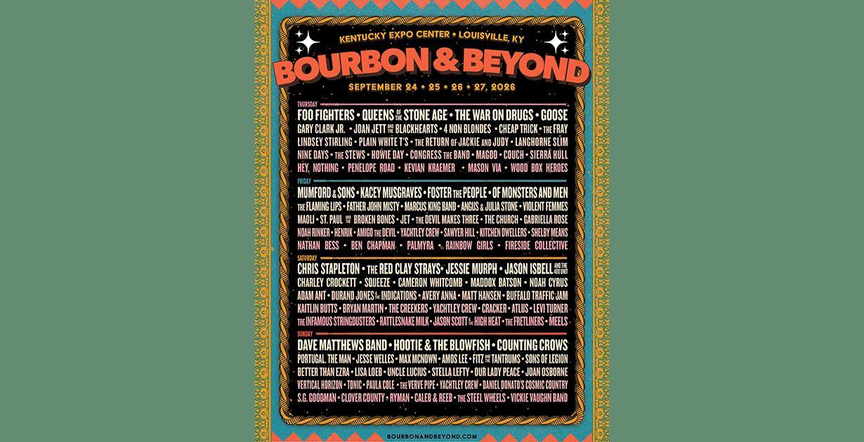 Bourbon & Beyond 2026: Lineup, Tickets & What to Know