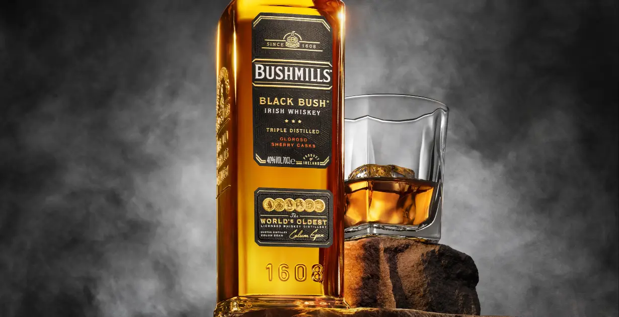Bushmills Black Bush Gets First Bottle Redesign in 20 Years