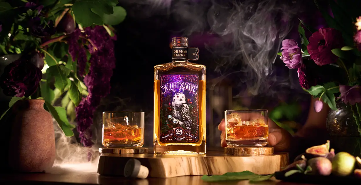 Orphan Barrel Debuts 'Night' Sage, a 25-Year-Old Canadian Whisky